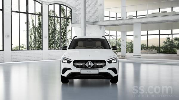 White Mercedes-Benz GLA 180 2026 in Riga, with an engine capacity of 1.40 L and mileage of 12 thousand km for 38900 €, photo 2 on AUTOMOTO.COM.LV