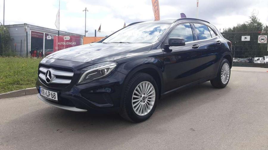 Melns Mercedes-Benz GLA 200 2016 Kauņa, ar dzinēja tilpumu 2.14 L un nobraukumu 204 tūkst. km par 12800 €, foto 1 vietnē AUTOMOTO.COM.LV