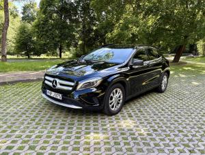 Black Mercedes-Benz GLA 200 2014 in Vilnius, with an engine capacity of 2.14 L and mileage of 182 thousand km for 14100 €, photo  on AUTOMOTO.COM.LV