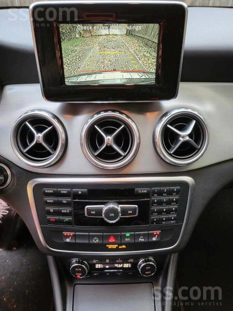 Black Mercedes-Benz GLA 200 2015 in Riga, with an engine capacity of 2.00 L and mileage of 116 thousand km for 16000 €, photo 11 on AUTOMOTO.COM.LV