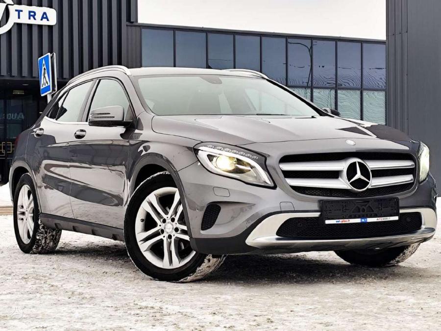 Pelēks Mercedes-Benz GLA 200 2014 Šauļi, ar dzinēja tilpumu 2.10 L un nobraukumu 158 tūkst. km par 11900 €, foto 1 vietnē AUTOMOTO.COM.LV