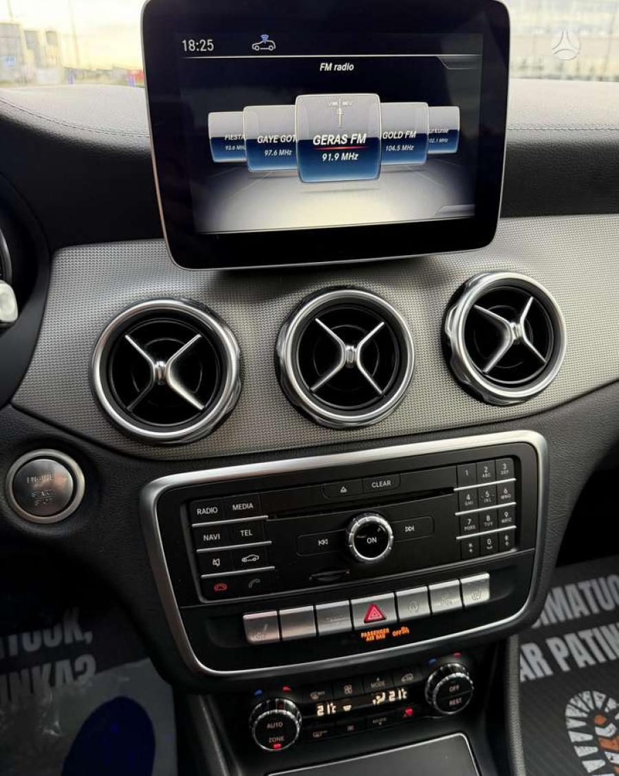 Pelēks Mercedes-Benz GLA 200 2018 Kauņa, ar dzinēja tilpumu 1.60 L un nobraukumu 249 tūkst. km par 12899 €, foto 23 vietnē AUTOMOTO.COM.LV