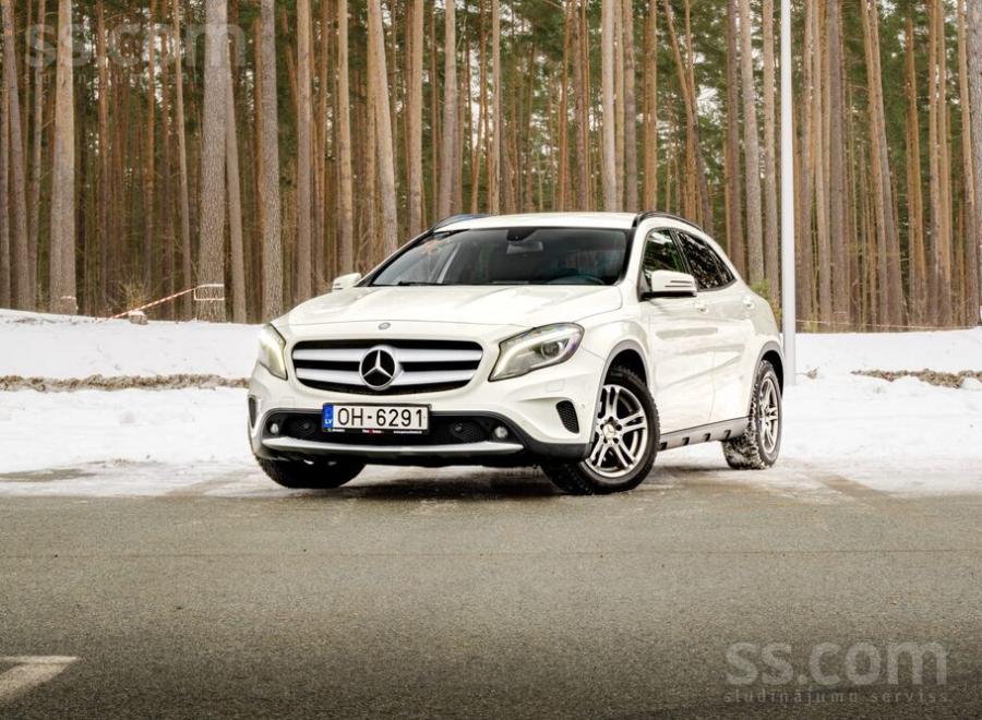 Balts Mercedes-Benz GLA 200 2014 Rīga, ar dzinēja tilpumu 2.20 L un nobraukumu 294 tūkst. km par 11490 €, foto 1 vietnē AUTOMOTO.COM.LV