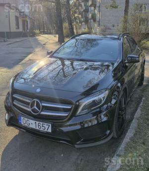 Black Mercedes-Benz gla-220 2014 in Riga, with an engine capacity of 2.20 L and mileage of 201 thousand km for 13000 €, photo  on AUTOMOTO.COM.LV