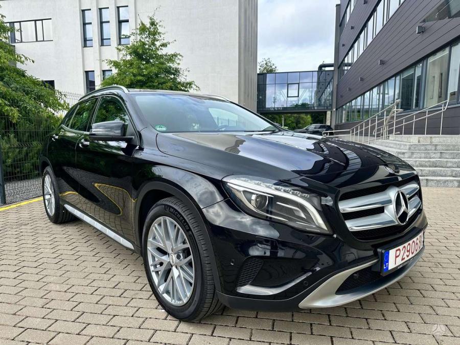 Черный Мерседес GLA 220 2014 в Каунас, объемом двигателя 2.20 л и пробегом 230 тыс. км за 10700 €, фото 1 на AUTOMOTO.COM.LV