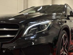 Black Mercedes-Benz gla-220 2017 in Vilnius, with an engine capacity of 2.14 L and mileage of 169 thousand km for 16990 €, photo 8 on AUTOMOTO.COM.LV