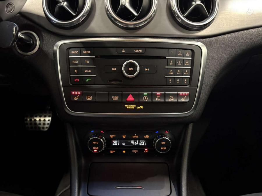 Black Mercedes-Benz gla-220 2017 in Vilnius, with an engine capacity of 2.14 L and mileage of 169 thousand km for 16990 €, photo 25 on AUTOMOTO.COM.LV