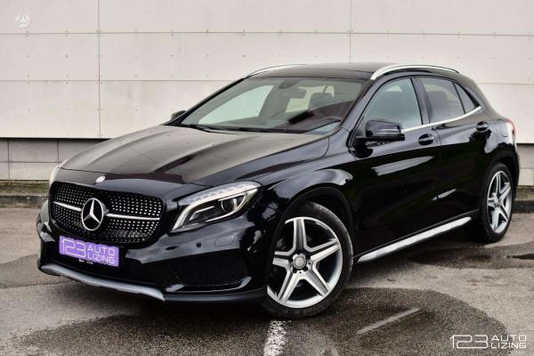 Black Mercedes-Benz gla-220 2014 in Kretinga, with an engine capacity of 2.20 L and mileage of 210 thousand km for 13850 €, photo 1 on AUTOMOTO.COM.LV