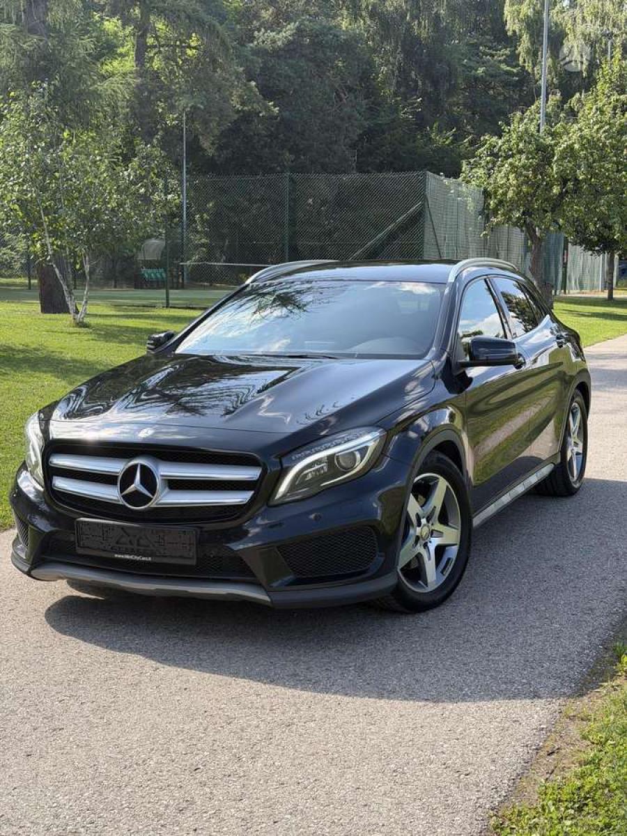 Черный Мерседес GLA 220 2015 в Бирштонас, объемом двигателя 2.14 л и пробегом 261 тыс. км за 10850 €, фото 1 на AUTOMOTO.COM.LV
