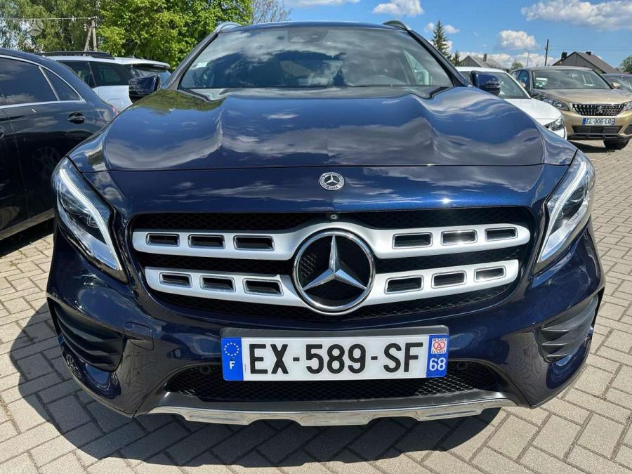 Blue Mercedes-Benz gla-220 2018 in Taurage, with an engine capacity of 2.14 L and mileage of 157 thousand km for 16400 €, photo 16 on AUTOMOTO.COM.LV