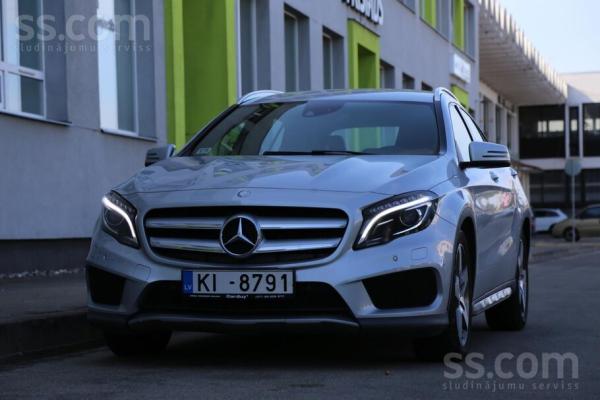 Серый Мерседес GLA 220 2015 в Рига, объемом двигателя 2.20 л и пробегом 0 тыс. км за 13995 €, фото 1 на AUTOMOTO.COM.LV