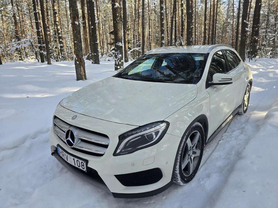 Balts Mercedes-Benz gla-220 2015 Viļņa, ar dzinēja tilpumu 2.14 L un nobraukumu 161 tūkst. km par 13900 €, foto 2 vietnē AUTOMOTO.COM.LV