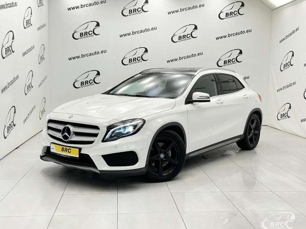White Mercedes-Benz gla-220 2014 in Vilnius, with an engine capacity of 2.14 L and mileage of 291 thousand km for 11500 €, photo 1 on AUTOMOTO.COM.LV