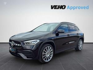 Black Mercedes-Benz GLA 250 2021 in Kaunas, with an engine capacity of 1.33 L and mileage of 73 thousand km for 33900 €, photo  on AUTOMOTO.COM.LV