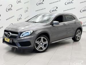 Pelēks Mercedes-Benz GLA 250 2015 Viļņa, ar dzinēja tilpumu 1.99 L un nobraukumu 155 tūkst. km par 13900 €, foto  vietnē AUTOMOTO.COM.LV