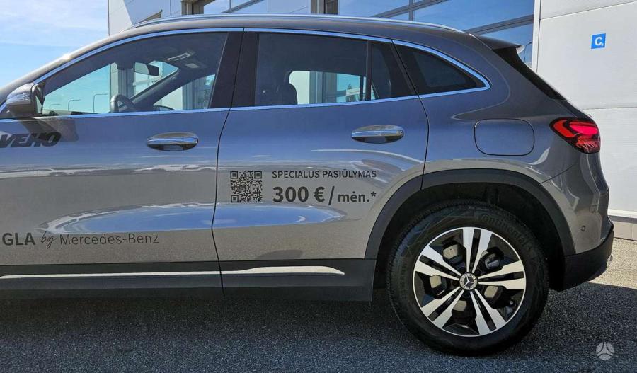 Grey Mercedes-Benz GLA 250 2026 in Klaipeda, with an engine capacity of 1.33 L and mileage of 6 thousand km for 47900 €, photo 12 on AUTOMOTO.COM.LV
