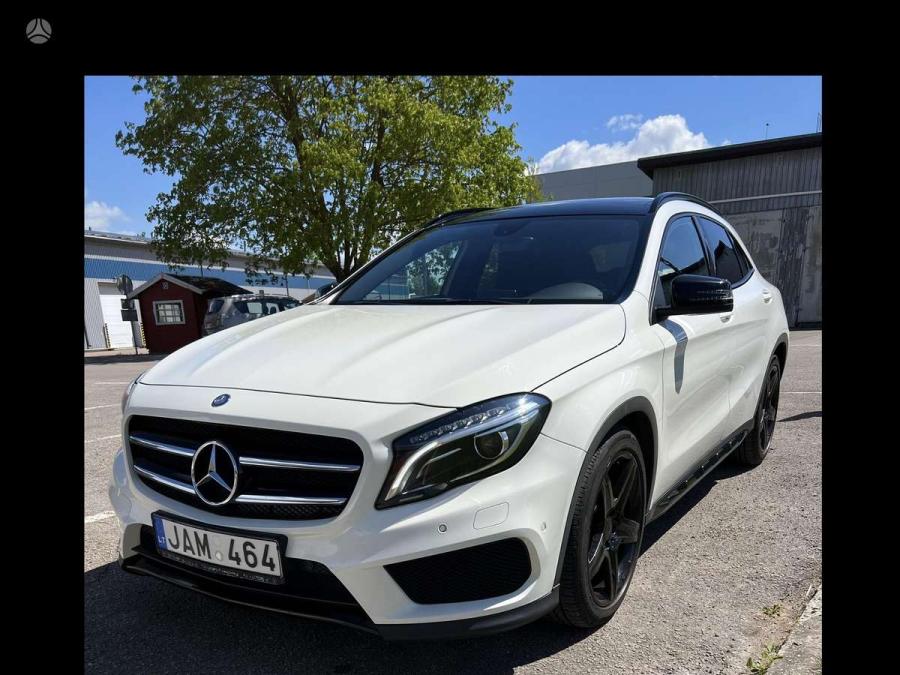 Balts Mercedes-Benz GLA 250 2015 Šauļi, ar dzinēja tilpumu 1.99 L un nobraukumu 139 tūkst. km par 14600 €, foto 1 vietnē AUTOMOTO.COM.LV