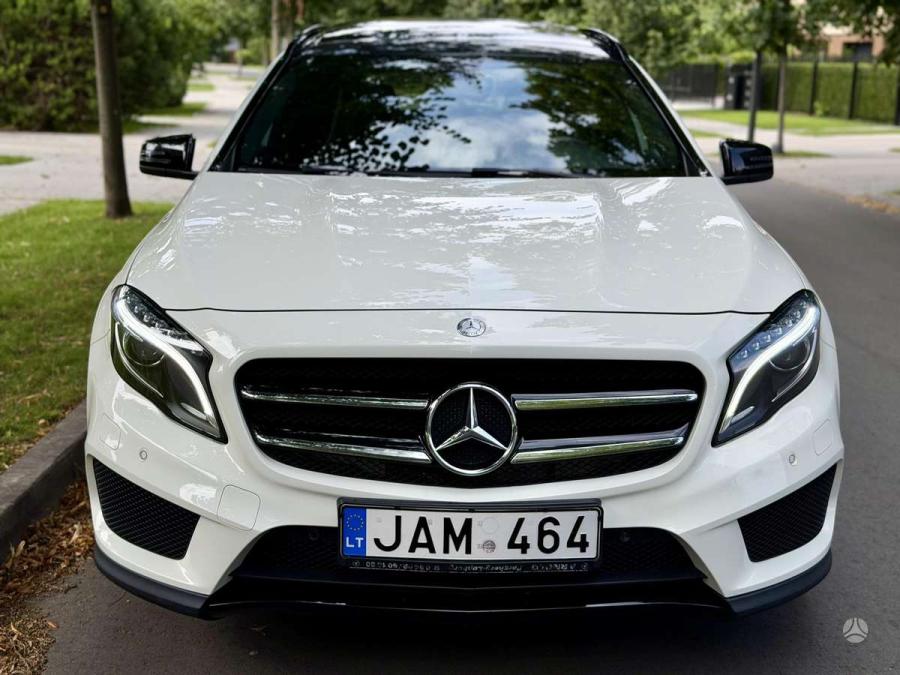 Balts Mercedes-Benz GLA 250 2015 Kauņa, ar dzinēja tilpumu 1.99 L un nobraukumu 140 tūkst. km par 14200 €, foto 1 vietnē AUTOMOTO.COM.LV