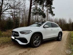 Белый Мерседес GLA 250 2021 в Каунас, объемом двигателя 2.00 л и пробегом 21 тыс. км за 28500 €, фото  на AUTOMOTO.COM.LV