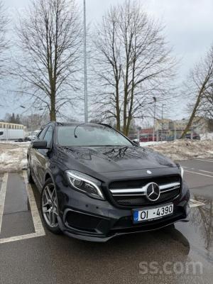 Melns Mercedes-Benz gla-45-amg 2015 Rīga, ar dzinēja tilpumu 2.00 L un nobraukumu 208 tūkst. km par 23000 €, foto 3 vietnē AUTOMOTO.COM.LV
