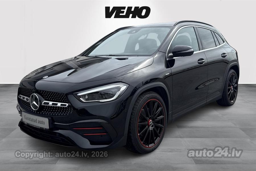 Black Mercedes-Benz GLA-Class 2021 in Parnu, with an engine capacity of 1.30 L and mileage of 20 thousand km for 31900 €, photo 1 on AUTOMOTO.COM.LV