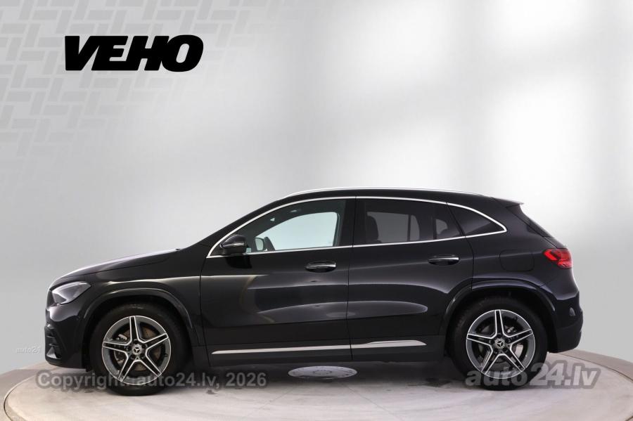 Black Mercedes-Benz GLA-Class 2024 in Tallinn, with an engine capacity of 1.30 L and mileage of 6 thousand km for 37900 €, photo 3 on AUTOMOTO.COM.LV