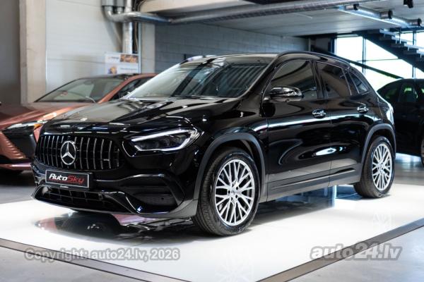 Black Mercedes-Benz GLA-Class 2021 in Tallinn, with an engine capacity of 2.00 L and mileage of 50 thousand km for 38900 €, photo 2 on AUTOMOTO.COM.LV