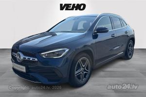 Blue Mercedes-Benz GLA-Class 2021 in Parnu, with an engine capacity of 2.00 L and mileage of 52 thousand km for 33990 €, photo  on AUTOMOTO.COM.LV