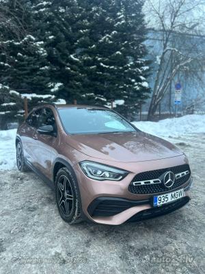 Brown Mercedes-Benz GLA-Class 2021 in Tallinn, with an engine capacity of 2.00 L and mileage of 104 thousand km for 34500 €, photo  on AUTOMOTO.COM.LV