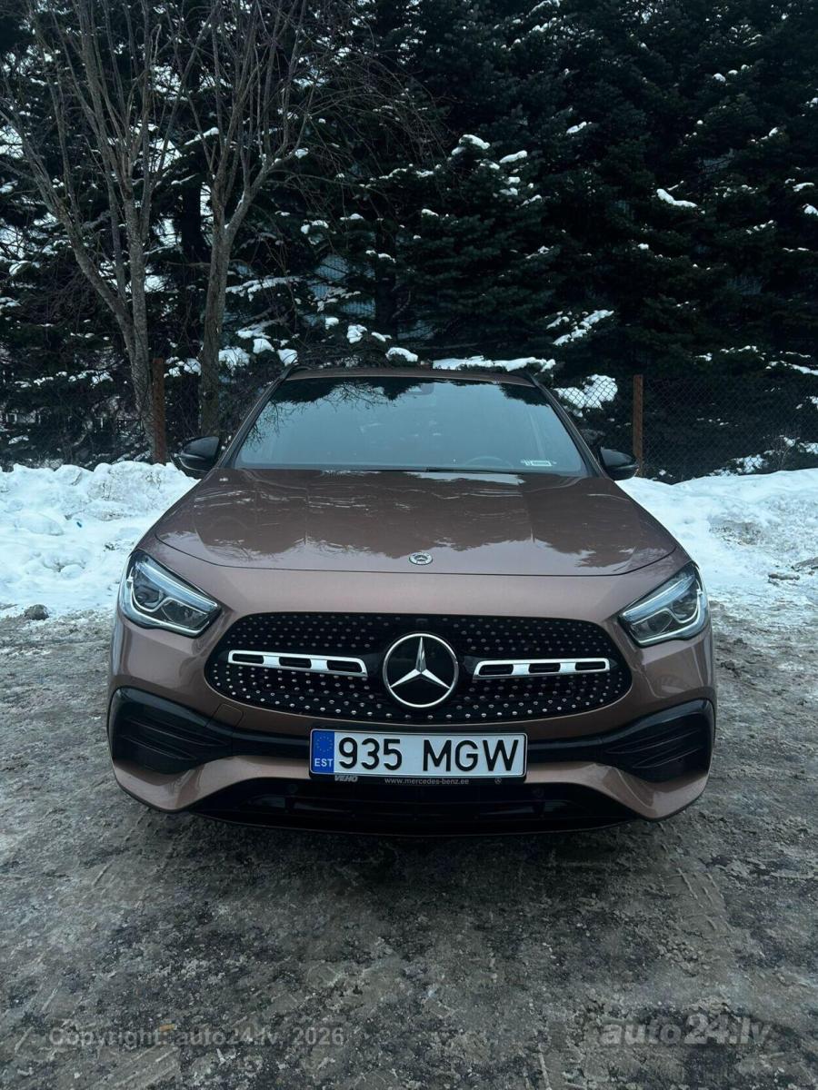 Brown Mercedes-Benz GLA-Class 2021 in Tallinn, with an engine capacity of 2.00 L and mileage of 104 thousand km for 34500 €, photo 2 on AUTOMOTO.COM.LV