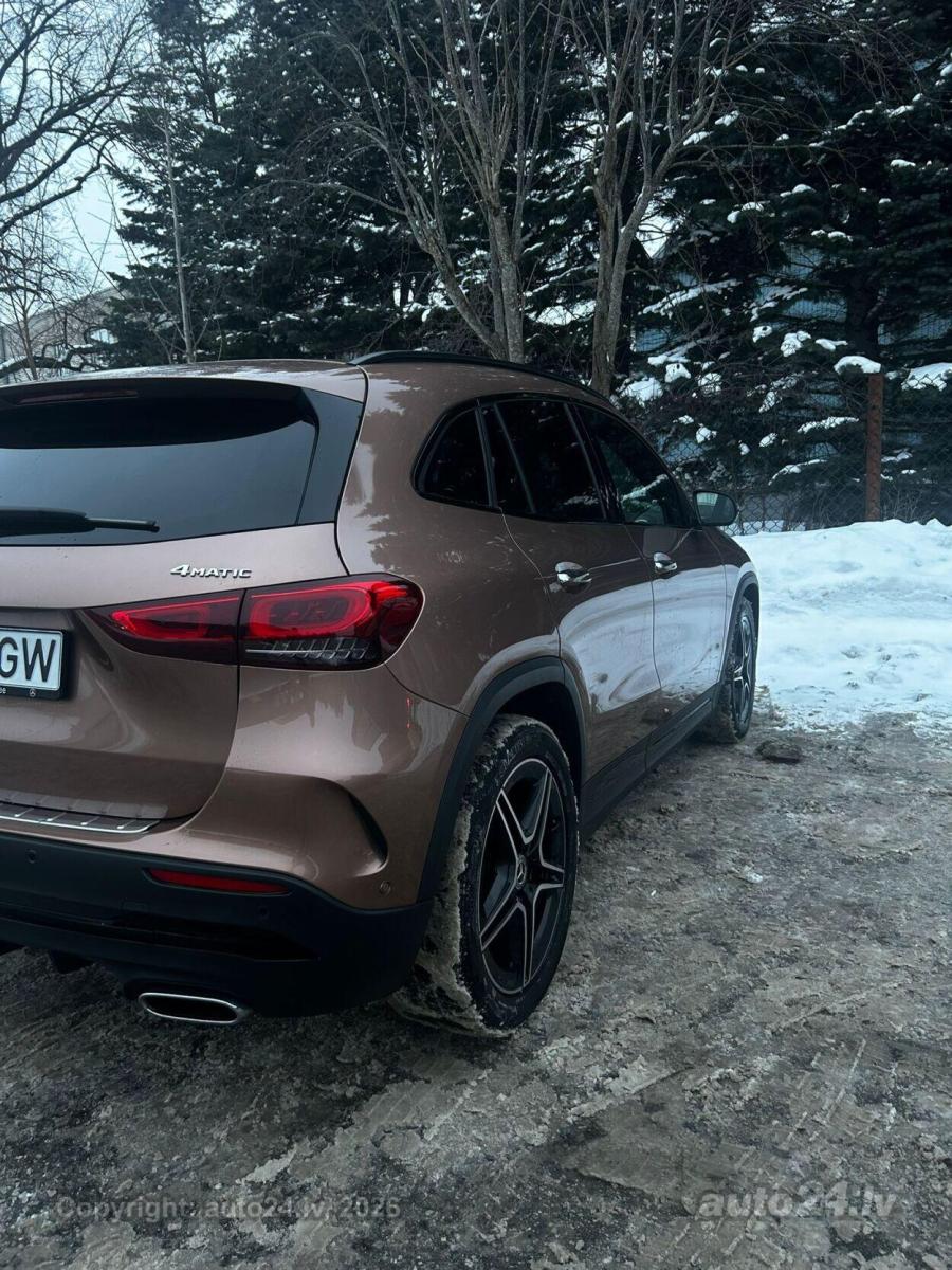 Brown Mercedes-Benz GLA-Class 2021 in Tallinn, with an engine capacity of 2.00 L and mileage of 104 thousand km for 34500 €, photo 6 on AUTOMOTO.COM.LV