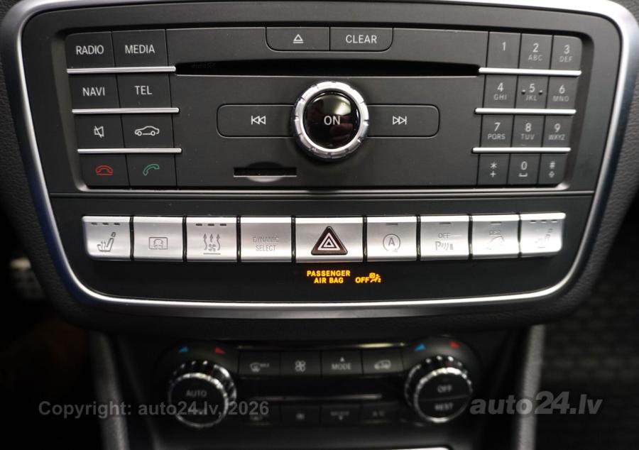 Grey Mercedes-Benz GLA-Class 2017 in Tartu, with an engine capacity of 2.00 L and mileage of 141 thousand km for 18500 €, photo 17 on AUTOMOTO.COM.LV