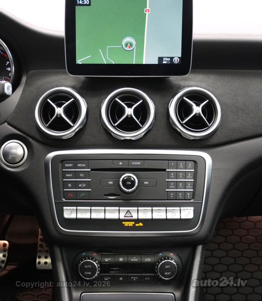 Grey Mercedes-Benz GLA-Class 2017 in Tartu, with an engine capacity of 2.00 L and mileage of 141 thousand km for 18500 €, photo 18 on AUTOMOTO.COM.LV