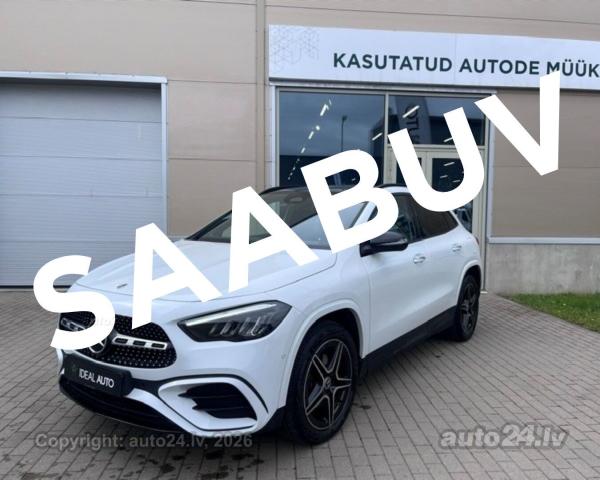 White Mercedes-Benz GLA-Class 2023 in Tallinn, with an engine capacity of 1.30 L and mileage of 48 thousand km for 42990 €, photo 1 on AUTOMOTO.COM.LV