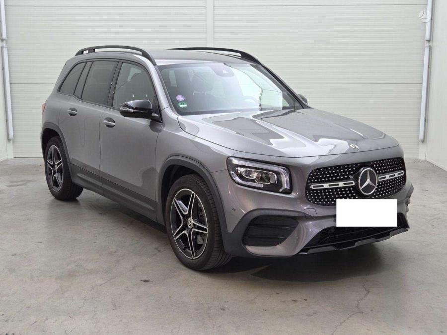 Pelēks Mercedes-Benz GLB 180 2022 Viļņa, ar dzinēja tilpumu 1.33 L un nobraukumu 156 tūkst. km par 24442 €, foto 1 vietnē AUTOMOTO.COM.LV