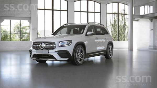 White Mercedes-Benz GLB 180 2023 in Riga, with an engine capacity of 1.40 L and mileage of 51 thousand km for 33900 €, photo 1 on AUTOMOTO.COM.LV