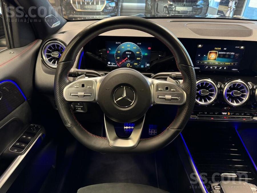 Черный Мерседес GLB 200 2021 в Рига, объемом двигателя 2.00 л и пробегом 52 тыс. км за 30990 €, фото 11 на AUTOMOTO.COM.LV