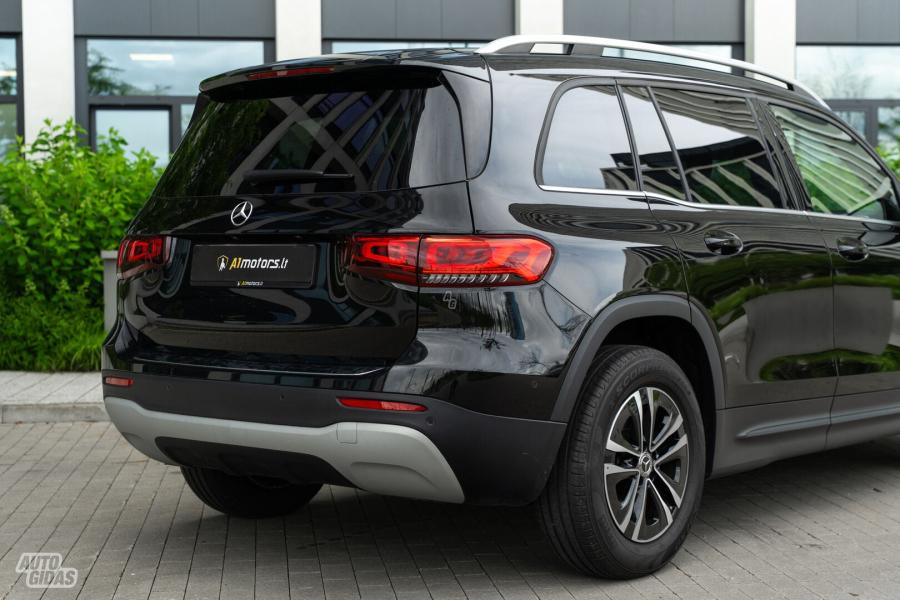 Black Mercedes-Benz GLB 200 2023 in Vilnius, with an engine capacity of 2.00 L and mileage of 28 thousand km for 31900 €, photo 8 on AUTOMOTO.COM.LV