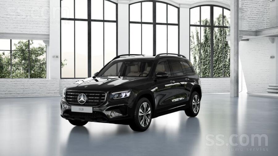 Black Mercedes-Benz GLB 200 2026 in Riga, with an engine capacity of 1.40 L and mileage of 10 thousand km for 43900 €, photo 1 on AUTOMOTO.COM.LV