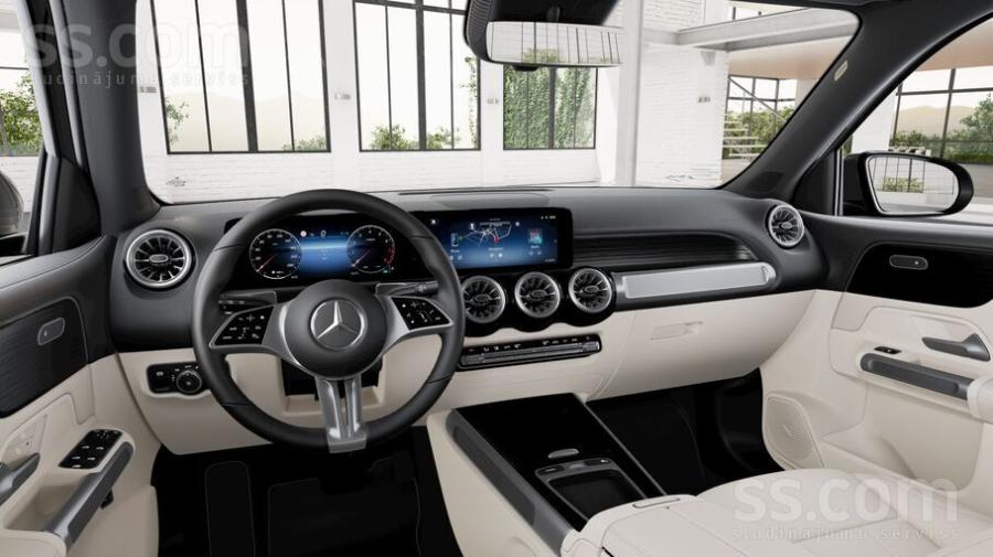 Black Mercedes-Benz GLB 200 2026 in Riga, with an engine capacity of 1.40 L and mileage of 10 thousand km for 43900 €, photo 8 on AUTOMOTO.COM.LV