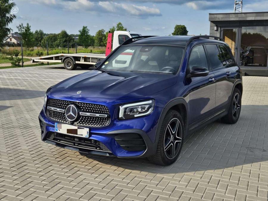Zils Mercedes-Benz GLB 200 2022 Tauragė, ar dzinēja tilpumu 1.95 L un nobraukumu 0 tūkst. km par 19800 €, foto 1 vietnē AUTOMOTO.COM.LV