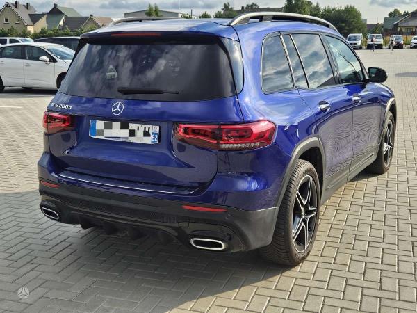 Blue Mercedes-Benz GLB 200 2022 in Taurage, with an engine capacity of 1.95 L and mileage of 0 thousand km for 19800 €, photo 4 on AUTOMOTO.COM.LV