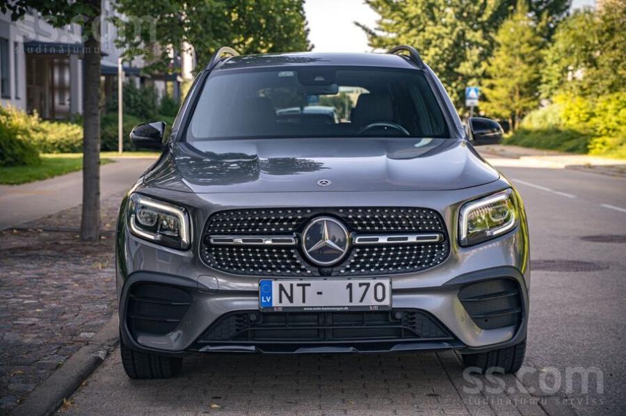 Серый Мерседес GLB 200 2020 в Рига, объемом двигателя 2.00 л и пробегом 174 тыс. км за 23990 €, фото 3 на AUTOMOTO.COM.LV