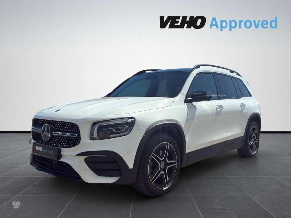 White Mercedes-Benz GLB 200 2022 in Vilnius, with an engine capacity of 1.33 L and mileage of 128 thousand km for 27800 €, photo 1 on AUTOMOTO.COM.LV