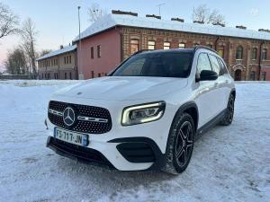 White Mercedes-Benz GLB 220 2020 in Ukmerge, with an engine capacity of 1.95 L and mileage of 211 thousand km for 21500 €, photo 2 on AUTOMOTO.COM.LV