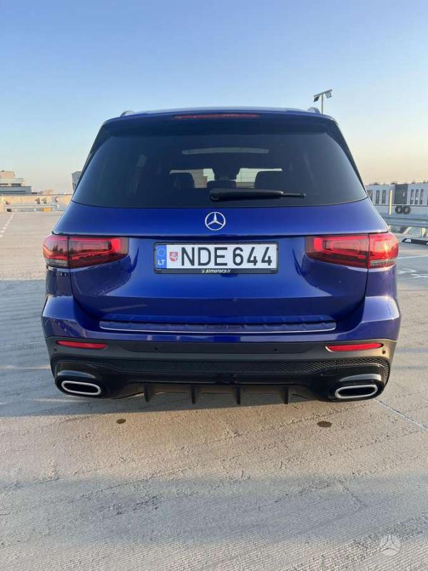Blue Mercedes-Benz GLB 250 2020 in Vilnius, with an engine capacity of 1.99 L and mileage of 49 thousand km for 31500 €, photo 5 on AUTOMOTO.COM.LV