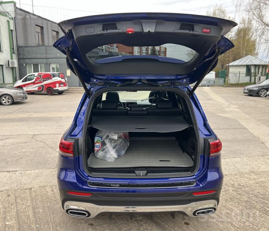 Blue Mercedes-Benz GLB 250 2021 in Riga, with an engine capacity of 2.00 L and mileage of 76 thousand km for 32900 €, photo 6 on AUTOMOTO.COM.LV