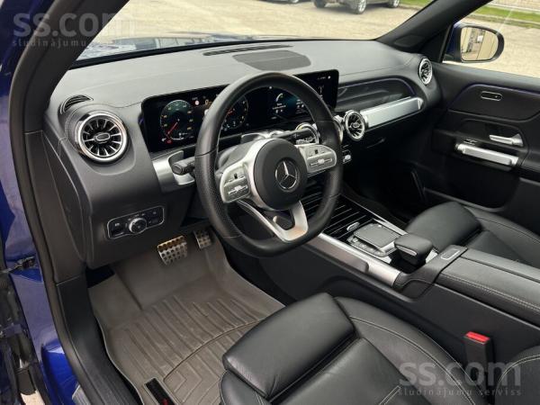 Blue Mercedes-Benz GLB 250 2021 in Riga, with an engine capacity of 2.00 L and mileage of 76 thousand km for 32900 €, photo 8 on AUTOMOTO.COM.LV