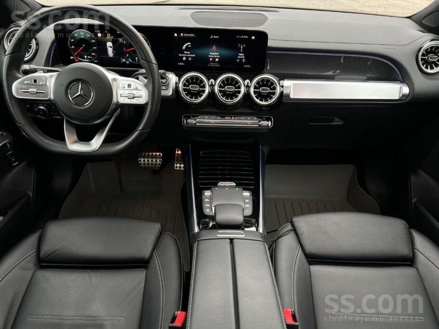 Blue Mercedes-Benz GLB 250 2021 in Riga, with an engine capacity of 2.00 L and mileage of 76 thousand km for 32900 €, photo 13 on AUTOMOTO.COM.LV