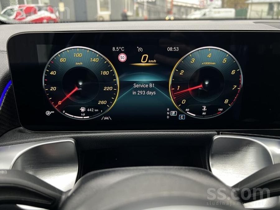 Blue Mercedes-Benz GLB 250 2021 in Riga, with an engine capacity of 2.00 L and mileage of 76 thousand km for 32900 €, photo 16 on AUTOMOTO.COM.LV